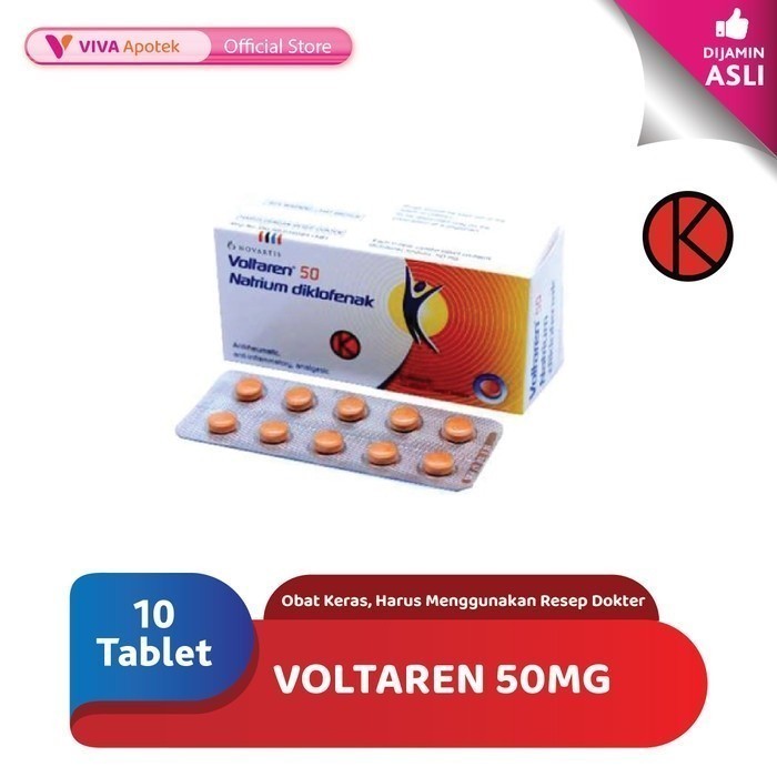 Jual Voltaren 50mg Membantu Mengobati Rematik (10 Tablet) | Shopee Indonesia