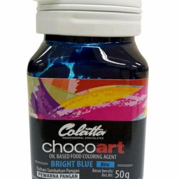 Jual Colatta Chocoart Bright Blue Pewarna Makanan Choco Art 50 Gr ...