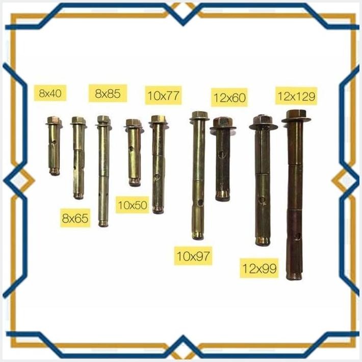 Jual [goo] dinabol dynabolt baut tanam beton fisher besi variasi ukuran ...