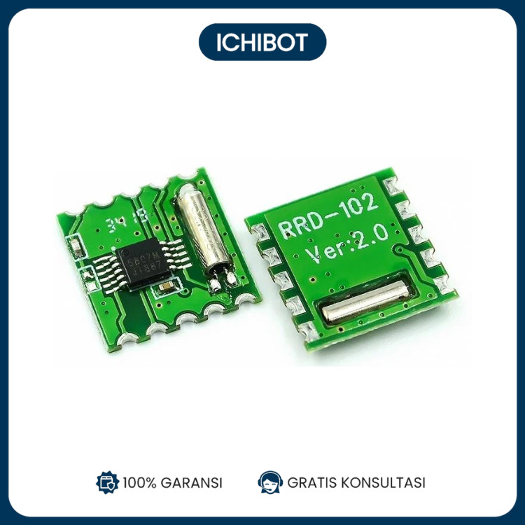 Jual FM Radio Module - Modul Radio RDA5807M RRD102V2.0 Stereo untuk ...