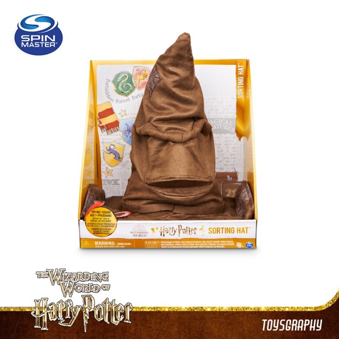 Jual The Wizarding World Harry Potter SORTING HAT Talk and move Spin ...