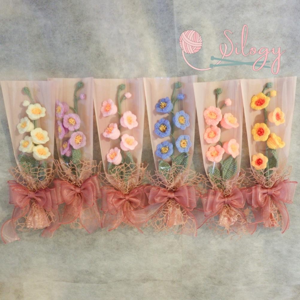 Jual ORIGINAL Buket Bunga Lily of the Valley Rajut/Crochet Lily of the ...