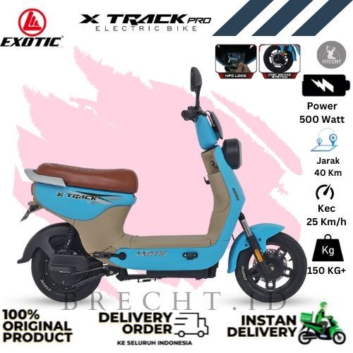 Jual Sepeda Listrik Exotic X TRACK PRO 500 Watt With NFC Lock and DB ...