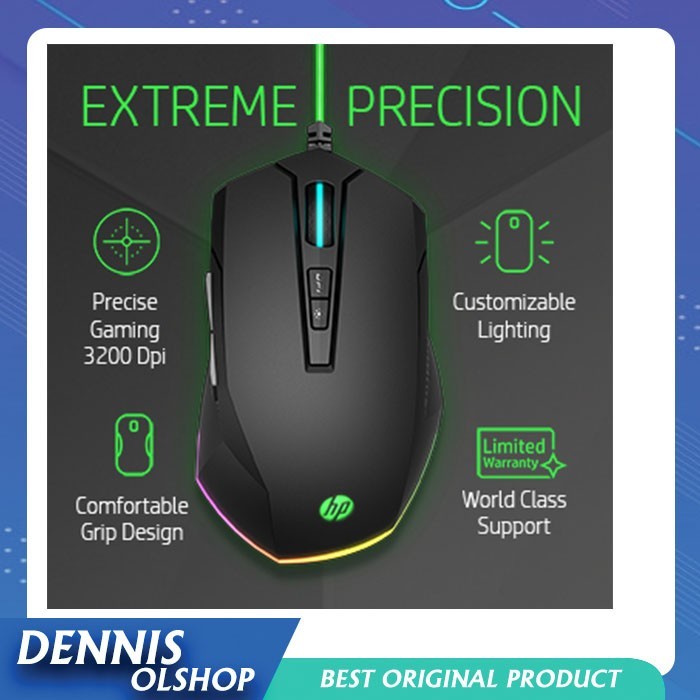 Jual Hp Pavilion Gaming Mouse 200 Original Resmi Hp | Shopee Indonesia
