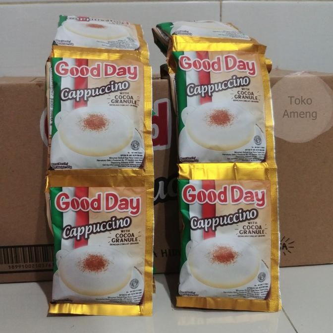Jual Good Day Cappuccino Sachet 25Gr - 1 Dus (120Pcs) | Shopee Indonesia