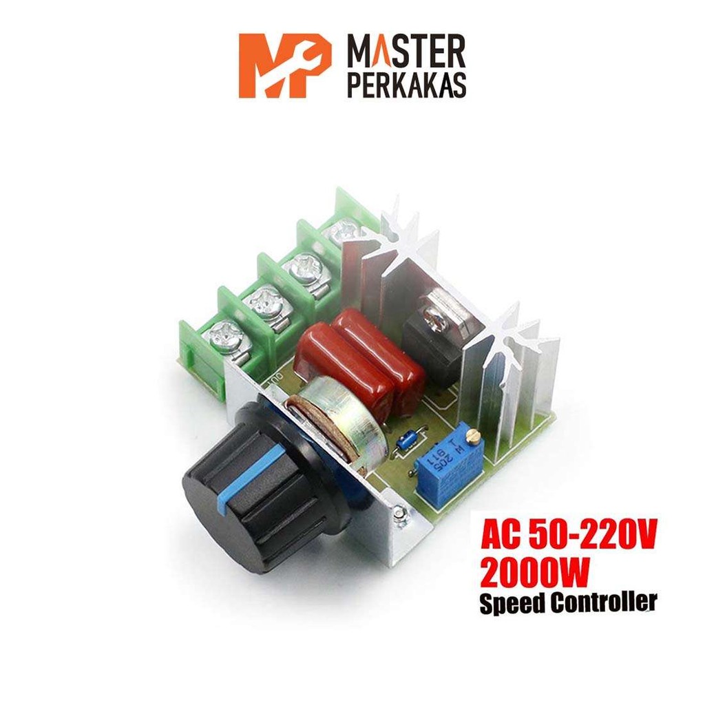 Jual Dimmer SCR 2000W AC Voltage MP / Regulator Speed Controller PWM ...