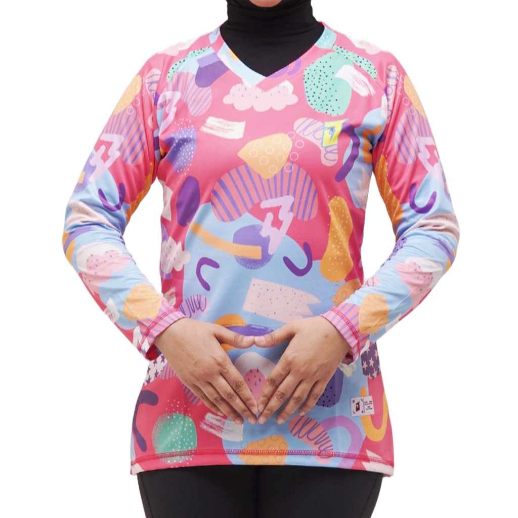 Jual Jerjhon Jersey Olahraga Sepeda Goes Wanita Slim-fit Panjang - Luna ...