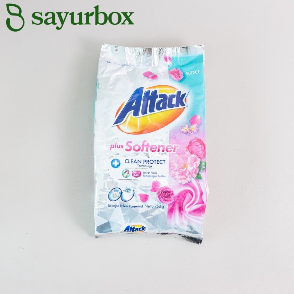 Jual Attack Deterjen Bubuk Plus Softener Bag 750 - 800 gram | Shopee Indonesia