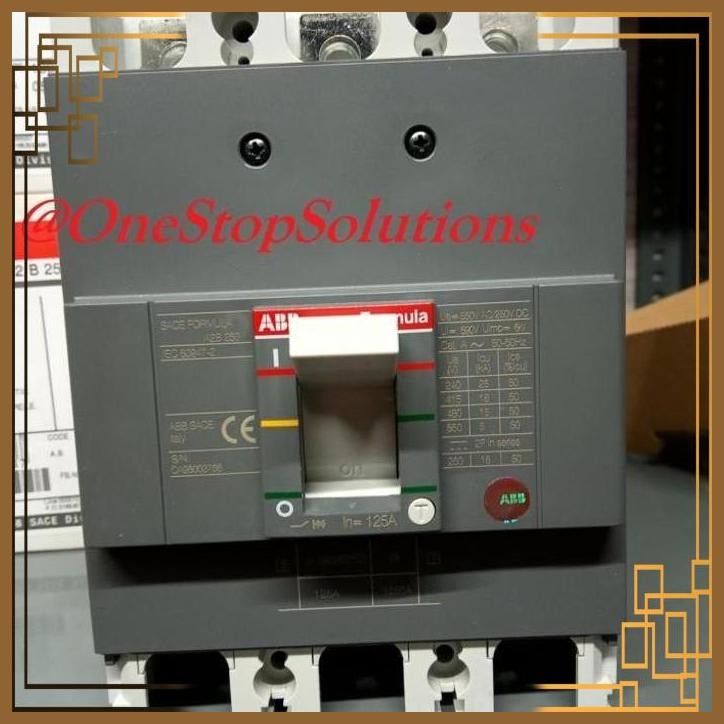 Jual [ONE] MCCB ABB TYPE A2B-250 3P 250A GENSET PL 160 & 60 KVA CIRCUIT BREAKER | Shopee Indonesia