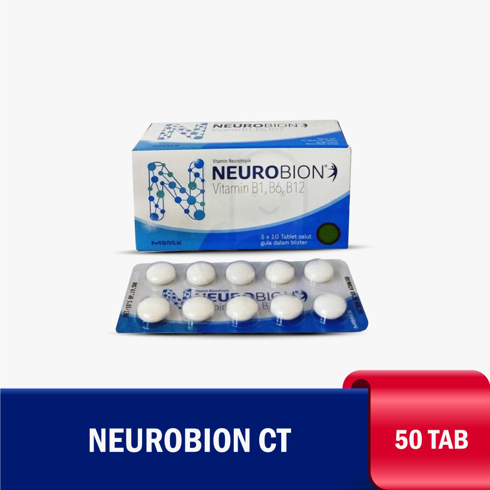 Jual NEUROBION CT (VITAMIN B1, B6, B12) 50's TABLET | Shopee Indonesia