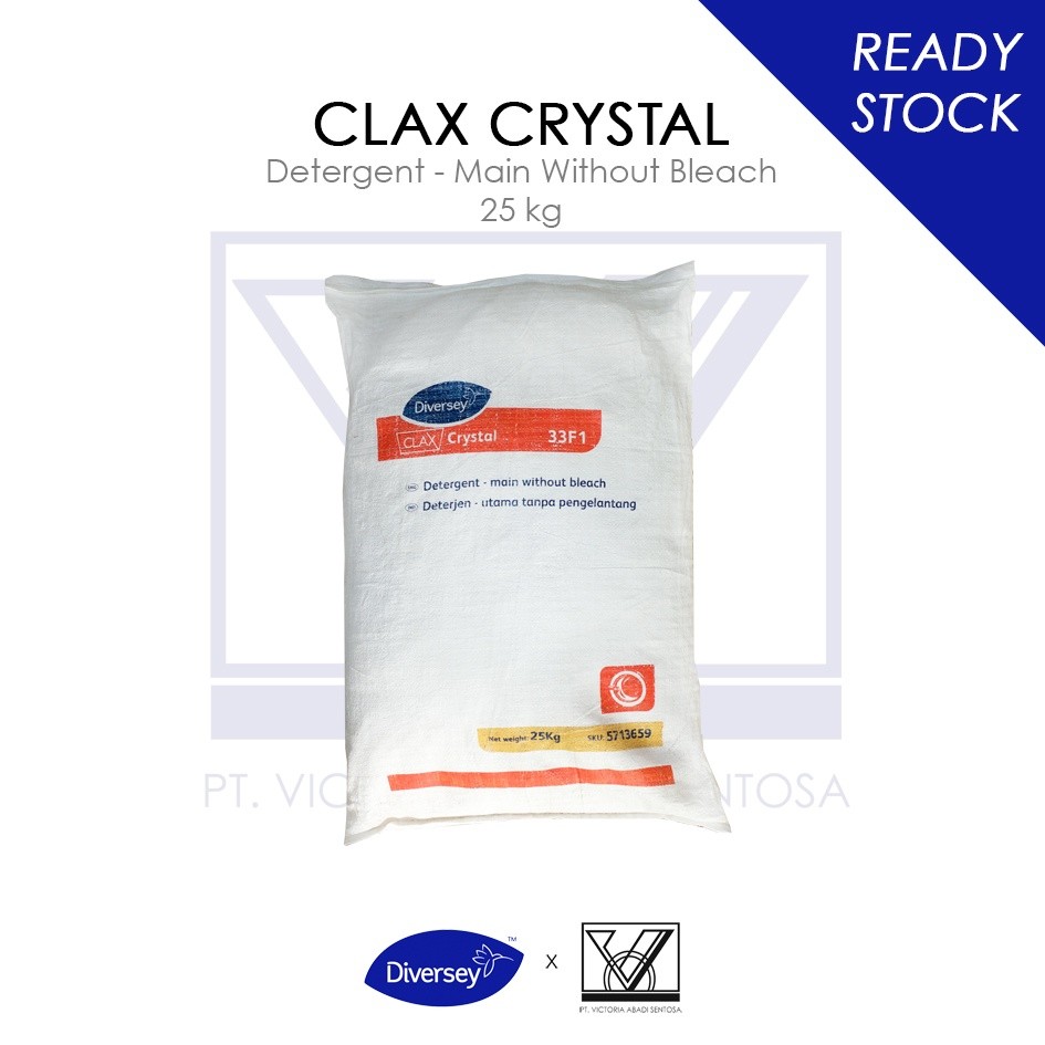 Jual Diversey Clax Crystal - Main Powder Detergent for Manual Wash (Premium) / Deterjen Cuci ...