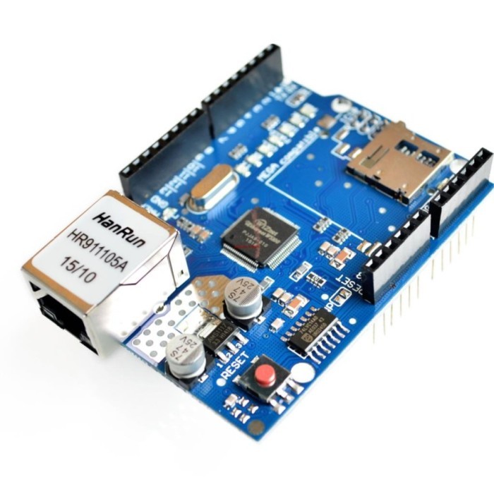 Jual Ethernet Shield For Arduino Wiznet W5100 Development Board Tgo ...