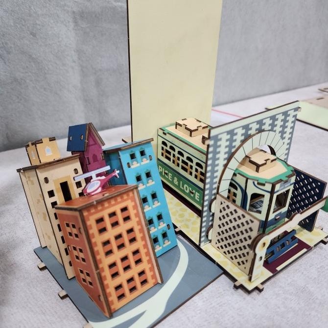 Jual Bev 3D Book Nook / 3D Diy Wooden Book / 3D Puzzle Kayu / 3D ...