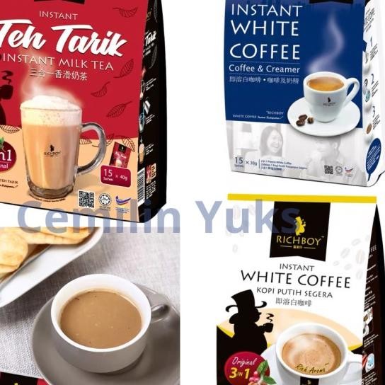 Jual Richboy Instant White Coffee 3In1 Richboy Teh Tarik Malaysia ...
