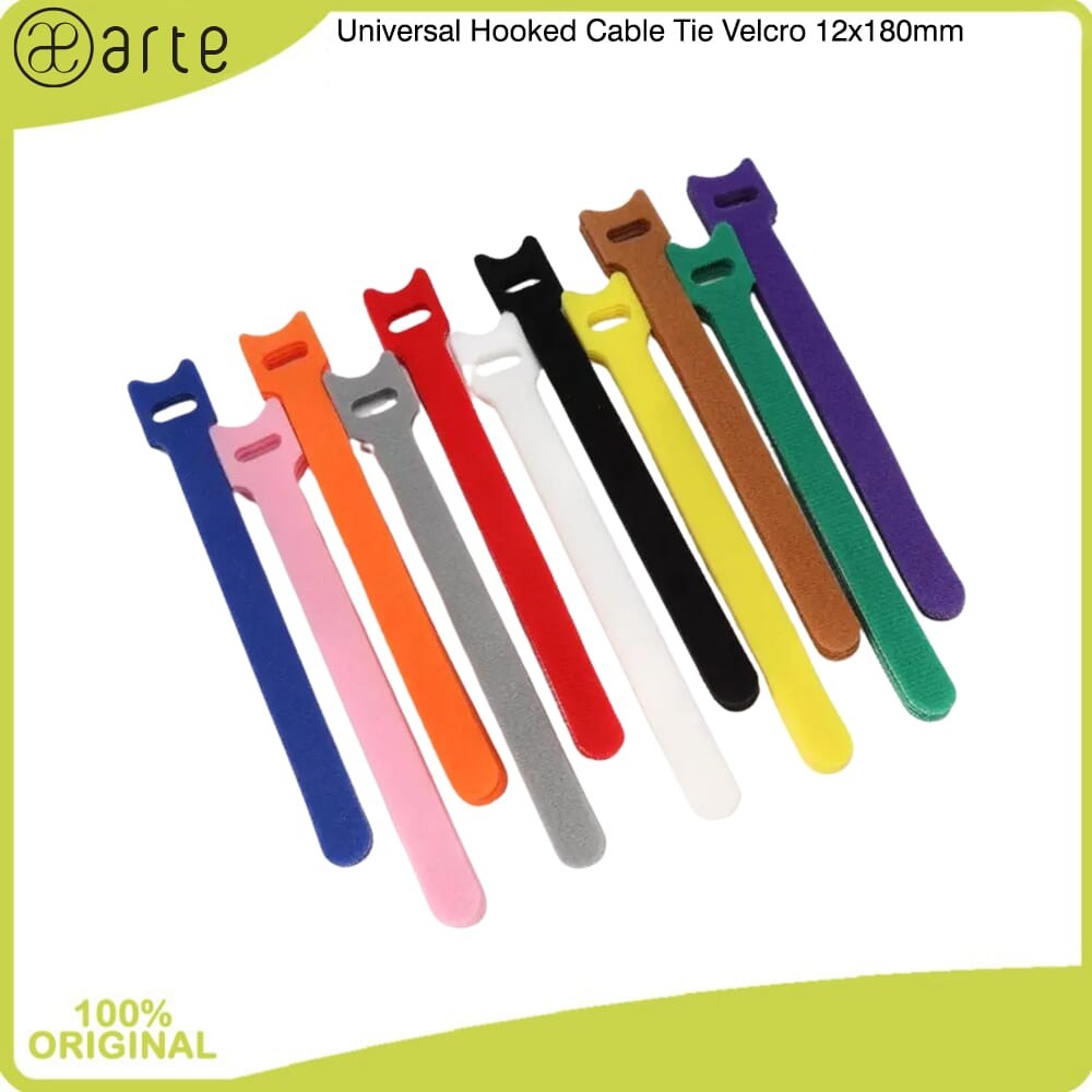 Jual Arte Hooked Cable Tie Velcro 12x180mm (minimum pembelian 5pcs ...