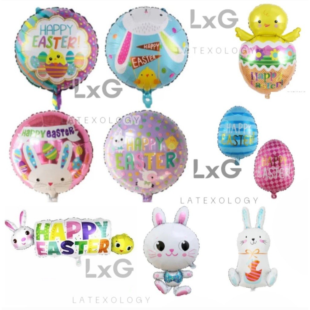 Jual Balon Foil Tema Karakter Kelinci/ Rabbit/Bunny. (dan tema Paskah ...