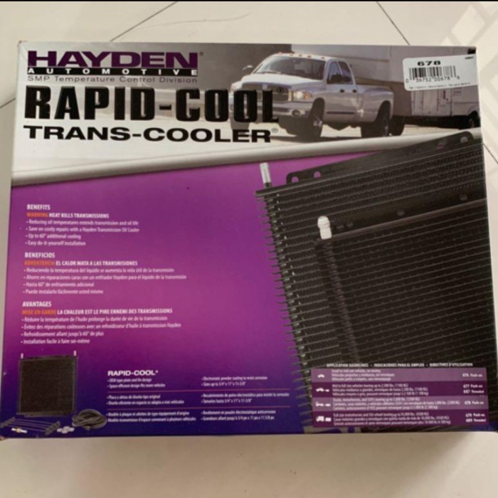 Jual Langsung Diproses Hayden 678 Atf Cooler Automatic Transmission ...
