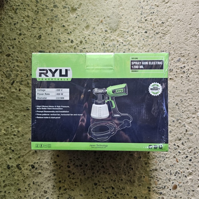 Jual RYU Alat semprot cat listrik RSE800-2 / Spray gun electric / ALAT ...