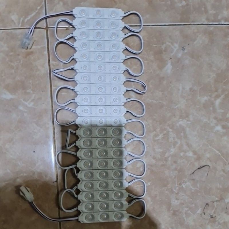 Jual lampu led modul strip 3 mata 220 Volt AC Langsung Listrik Rumah ...