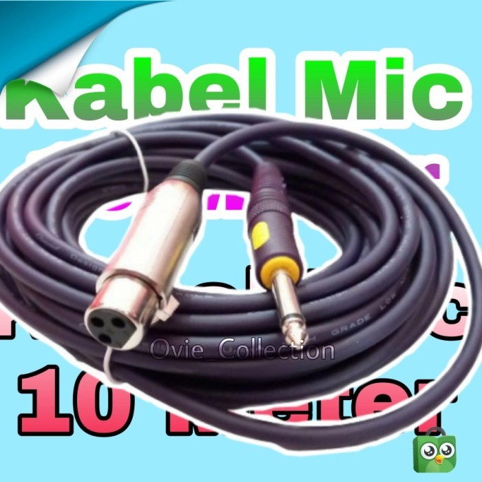 Jual Kabel Mic 10 Meter - Kabel Microphone 10 Meter (Kabel Microphone ...