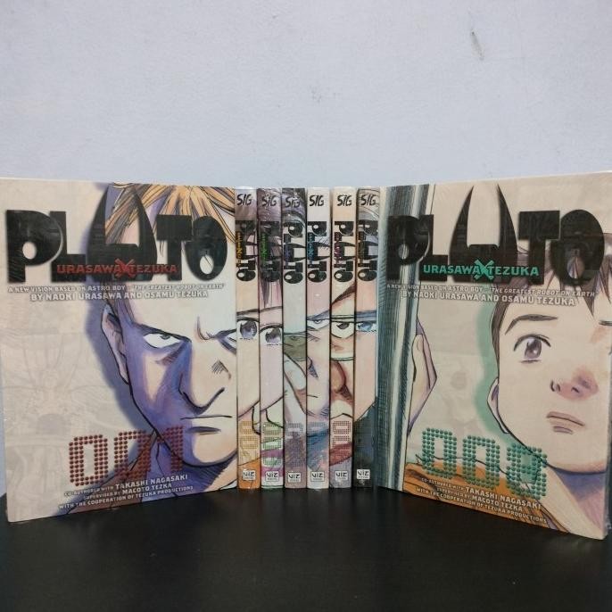 Jual Sale!! Pluto Urasawa X Tezuka Set Vol 1-8 Viz Media Komik English ...