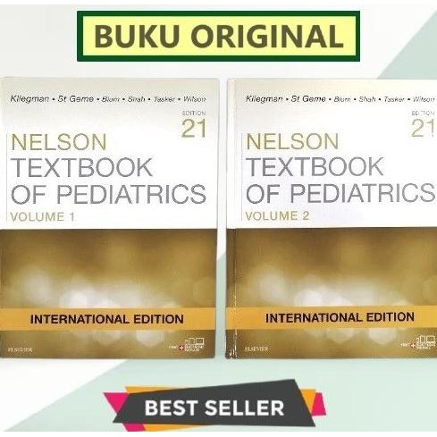 Jual Sale!! Original Nelson Textbook Of Pediatrics 21 Ed , Vol 1+2 ...