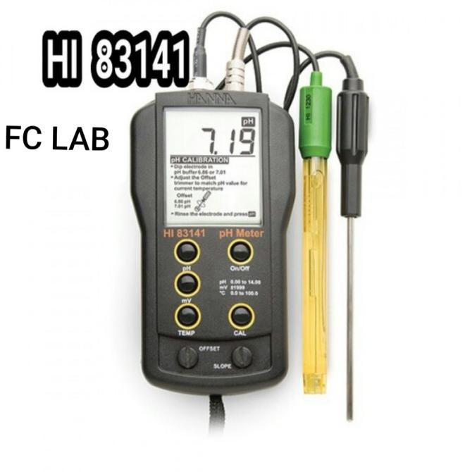 Jual Hanna Hi83141 Ph Meter With Electrode And Trmp Probe / Hanna Hi ...