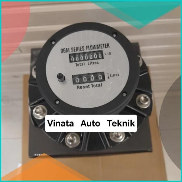 Jual Flowmeter OGM 2" Inch OGM 50 Flow meter Oval Gear Meteran Solar ...