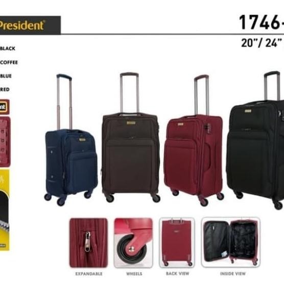 Jual KOPER PRESIDENT BAHAN KAIN KANVAS UKURAN 20 INCH TIPE 1746 ...