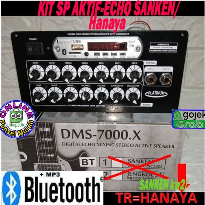 Jual Kit MODUL Power Amplifier DMS 7000x BLUETOOTH 2Mic Subwoofer ECHO ...