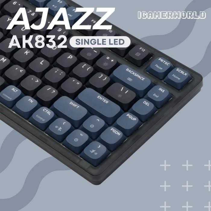 Jual Ajazz Ak832 Low Profile Wireless Mechanical Gaming Keyboard ...