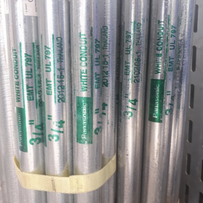 Jual Pipa conduit panasonic 3/4" EMT UL 797 Thailand 3mtr | Shopee ...