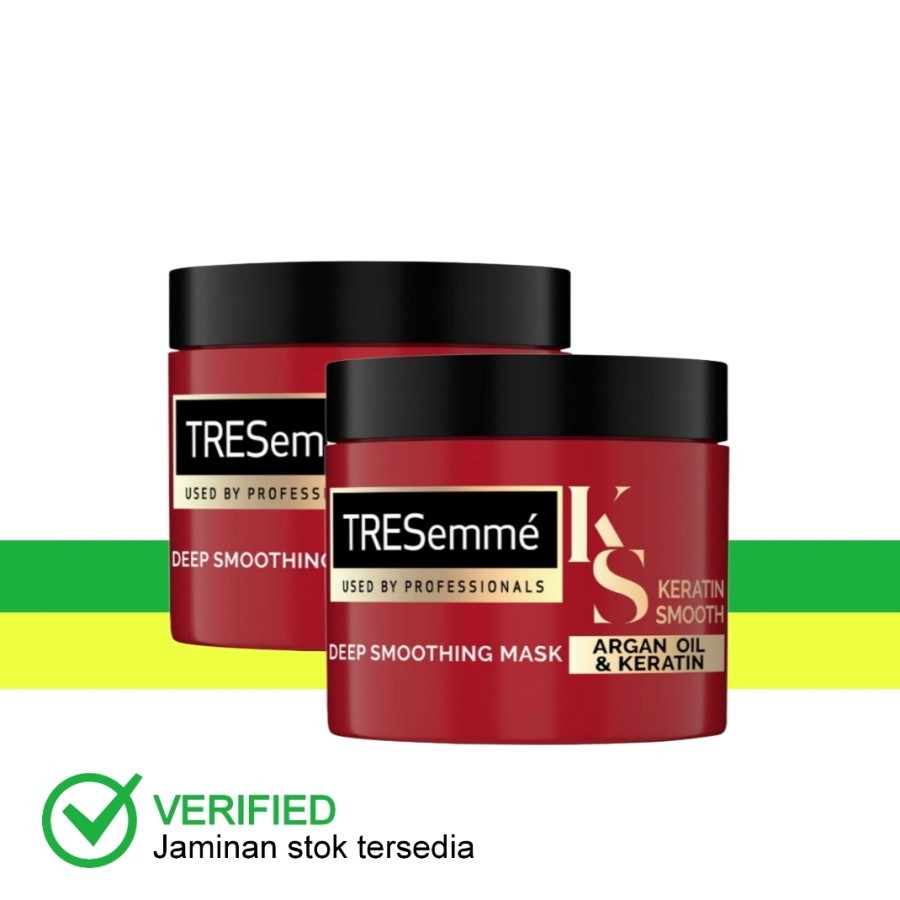 Jual TRESemme Keratin Smooth Deep Smoothing Hair Mask 180 ml - Twinpack ...