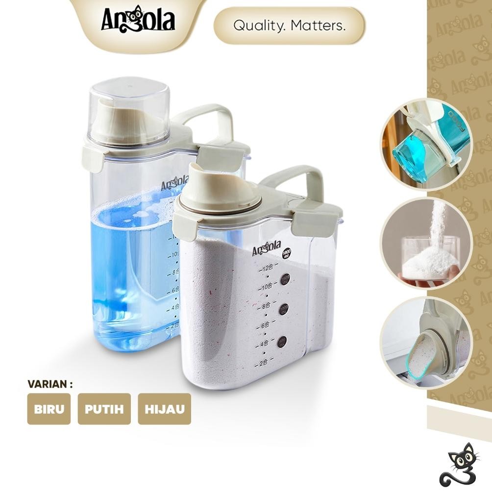 Jual Botol Refill Deterjen Cair/ Deterjen Bubuk 2000ML E68 / Wadah ...