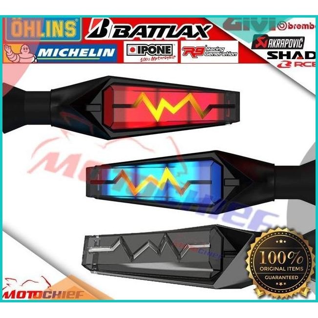 Jual Lampu sign sein sen LED motor universal One Heart Rate 140BZ4 suku ...