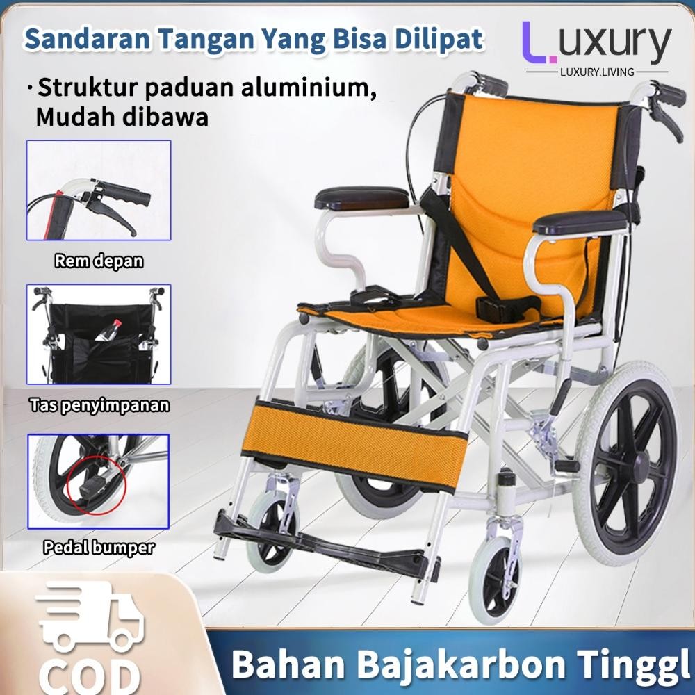 Jual Kursi Roda Traveling / Kursi Roda/ Kursi roda Lipat / Wheel Chair ...