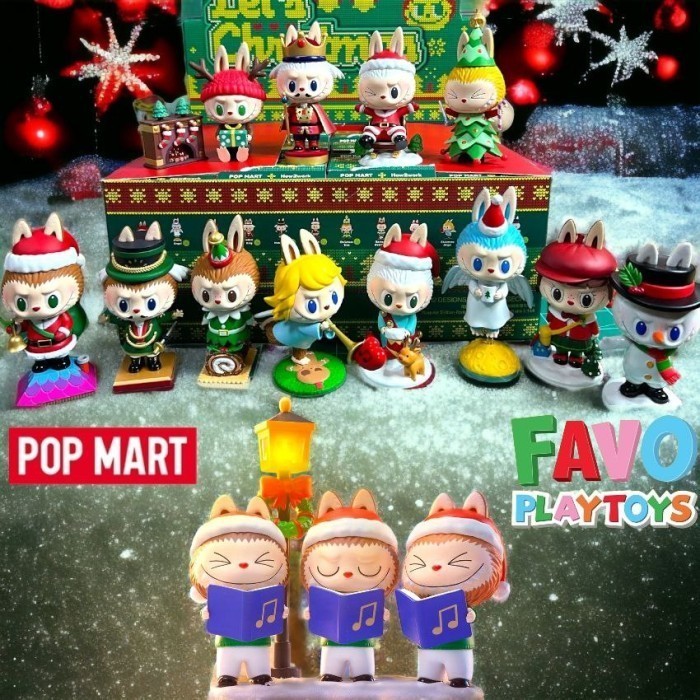 Jual POP MART LABUBU - THE MONSTERS LET'S CHRISTMAS SERIES BLIND BOX ...