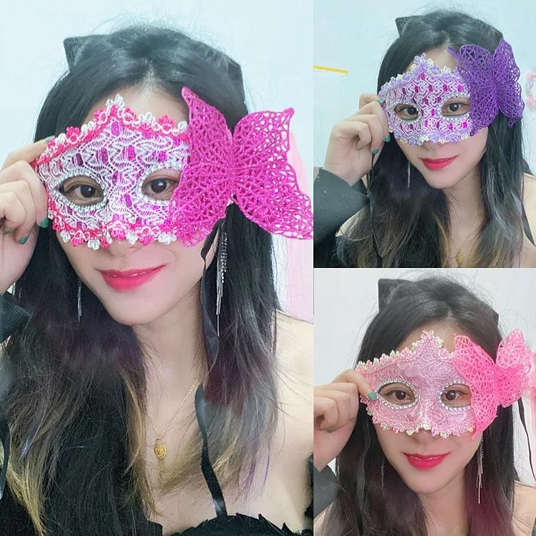 Jual Topeng Mata Masquerade Wanita / Topeng Venesia Putri Kupu-Kupu ...