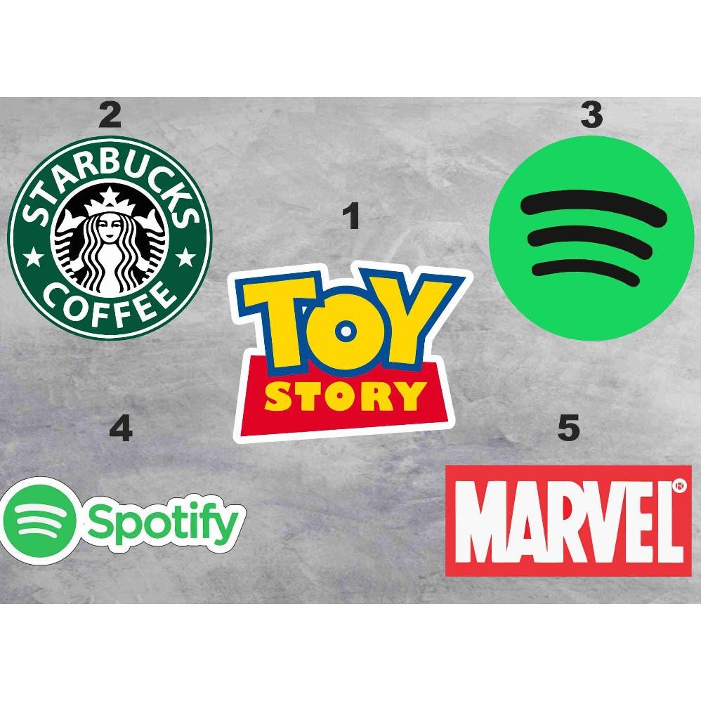 Jual STICKER PACK LOGO BRAND STICKER AESTHETIC STIKER LOGO STICKER ...