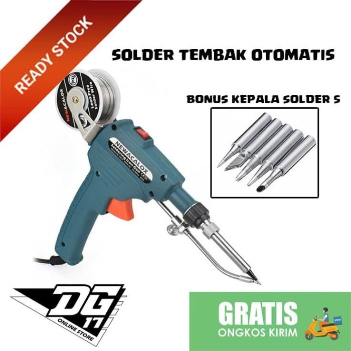 Jual SOLDER OTOMATIS TIN GUN - IRON AUTOMATIC TIN GUN 60W | Shopee ...
