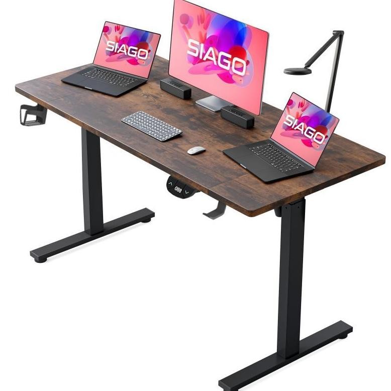 Jual Premium Work Gaming Desk Adjustable Electric Lifting Desk Standing ...