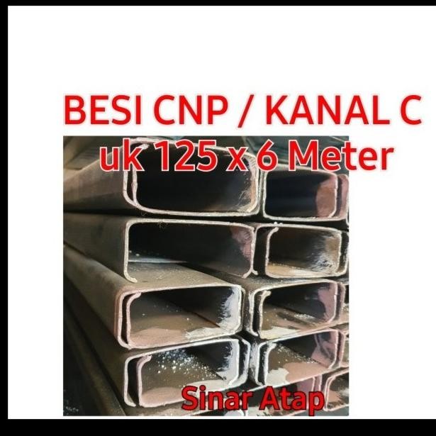 Jual Besi Cnp / Kanal C 125 Tinggi 4 Cm Tebal 2Mm Full Panjang 6 Meter ...