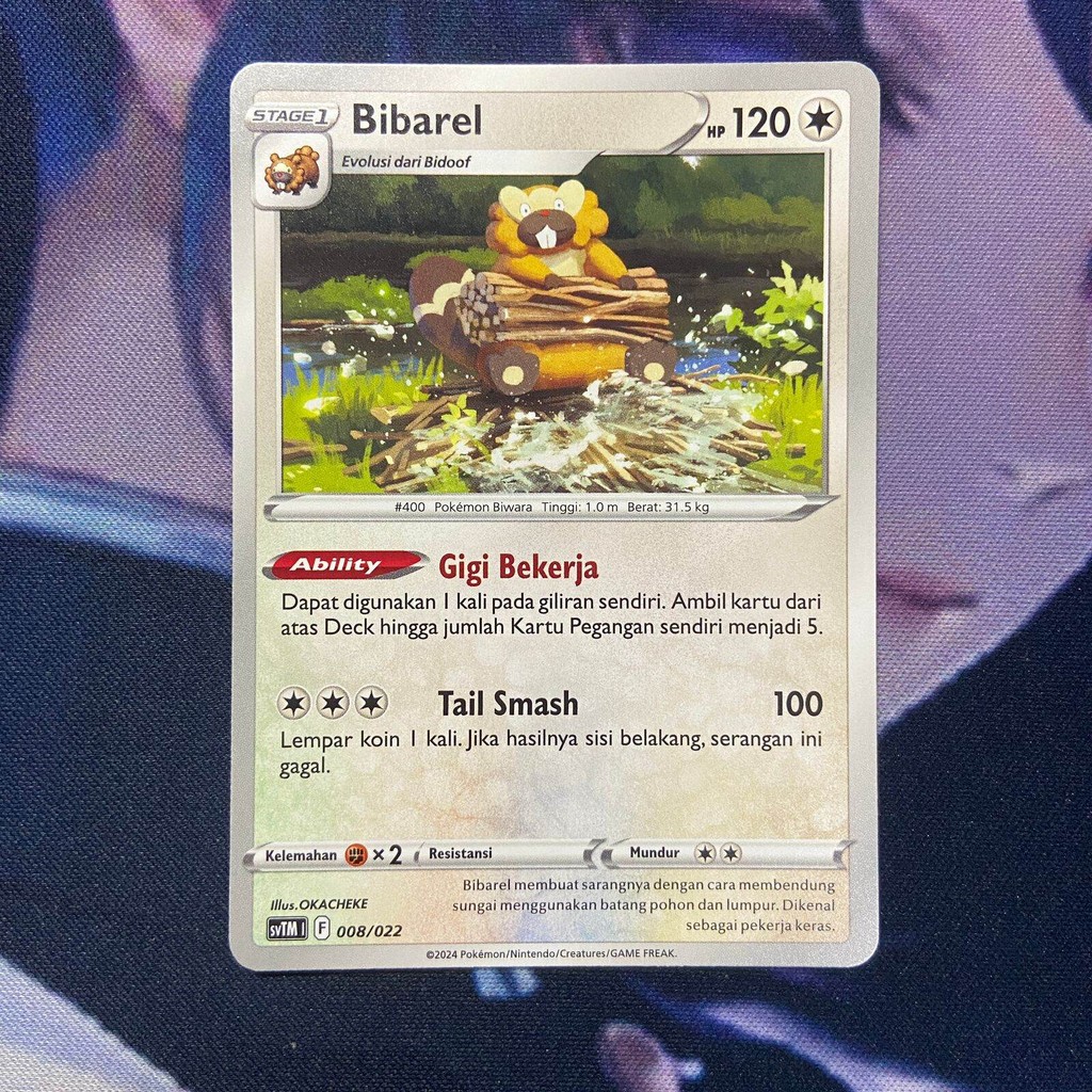 Jual pokemon (ID) bibarel - SVTM 008/022 - NO FOIL | Shopee Indonesia