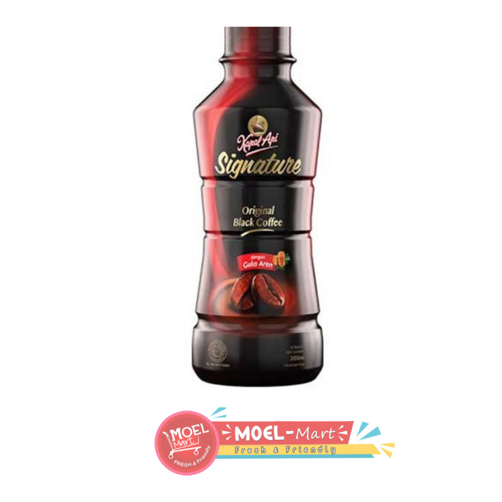 Jual KAPAL API SIGNATURE RTD ORI BLACK COFFE 200ML | Shopee Indonesia