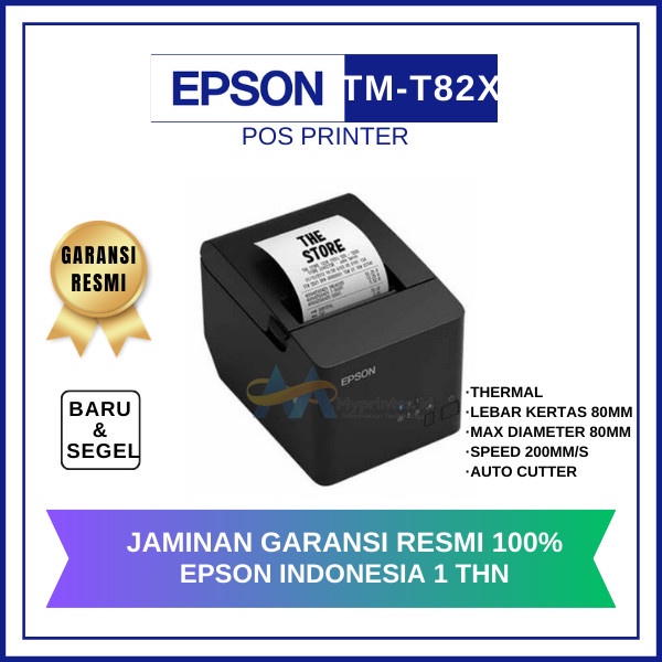 Jual Epson Tm-T82X - 442 - Lan / Printer Kasir (Pengganti Tm-T82-307Lan) | Shopee Indonesia