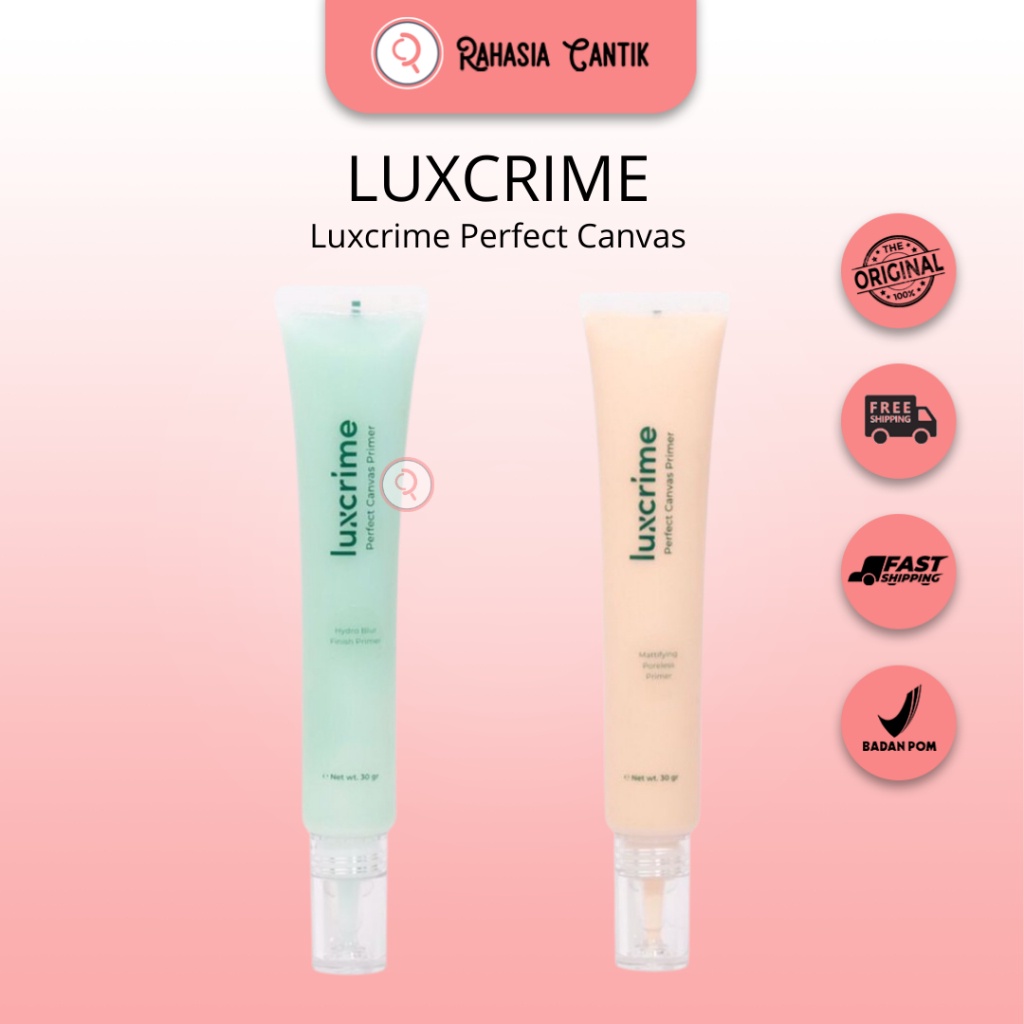 Jual Luxcrime Perfect Canvas - Mattifying Poreless Primer | Hydro Blur ...