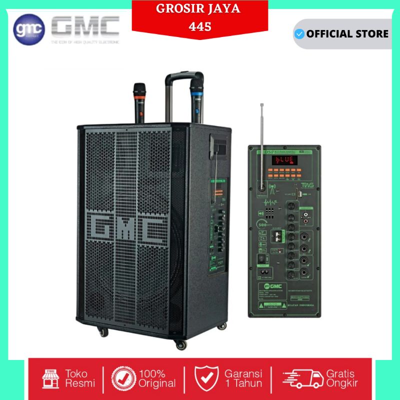 Jual GMC SPEAKER 899V MULTIMEDIA BLUETOOTH + 2 MIC WIRELESS | TERMURAH ...