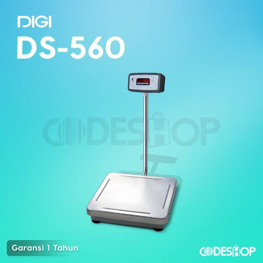 Jual TIMBANGAN DIGITAL 300 KG DIGI DS-560 SERIES EKSPEDISI | Shopee ...