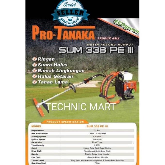 Jual Mesin Potong Rumput Pro Tanaka Sum 338 Pe Iii | Shopee Indonesia