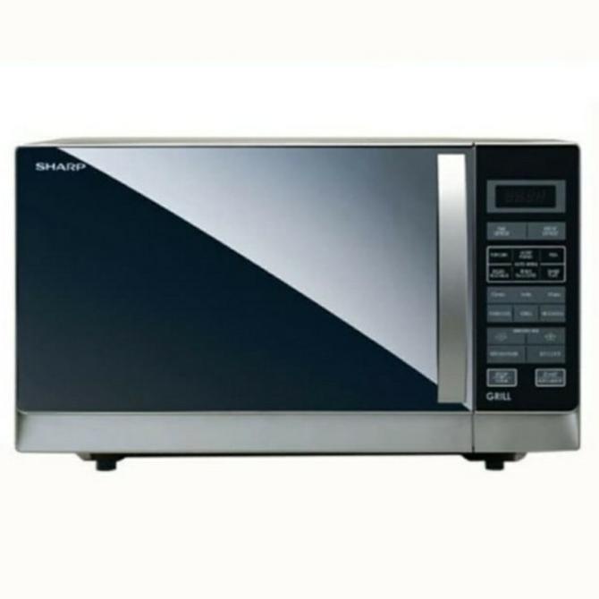 Jual SHARP R-728R Compact Grill Microwave oven 25L | Shopee Indonesia
